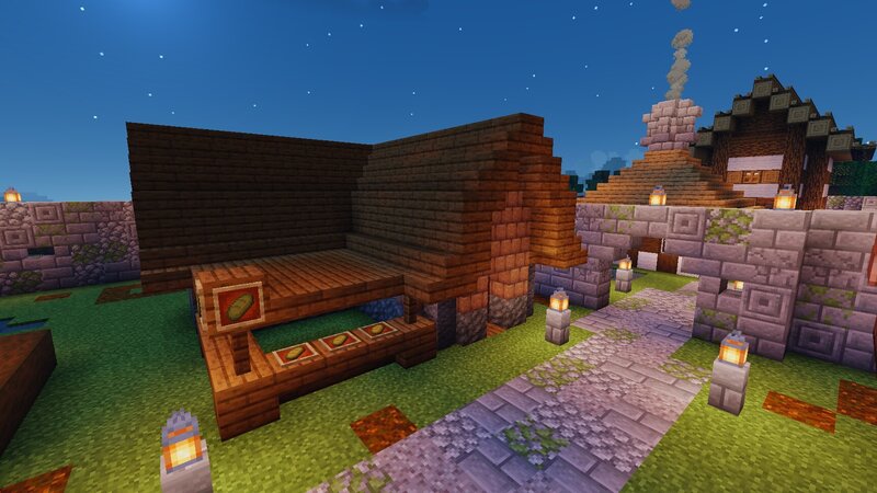 CraftVille 75% | Minecraft Bedrock | By:XxJetFirexX5995 Minecraft Map