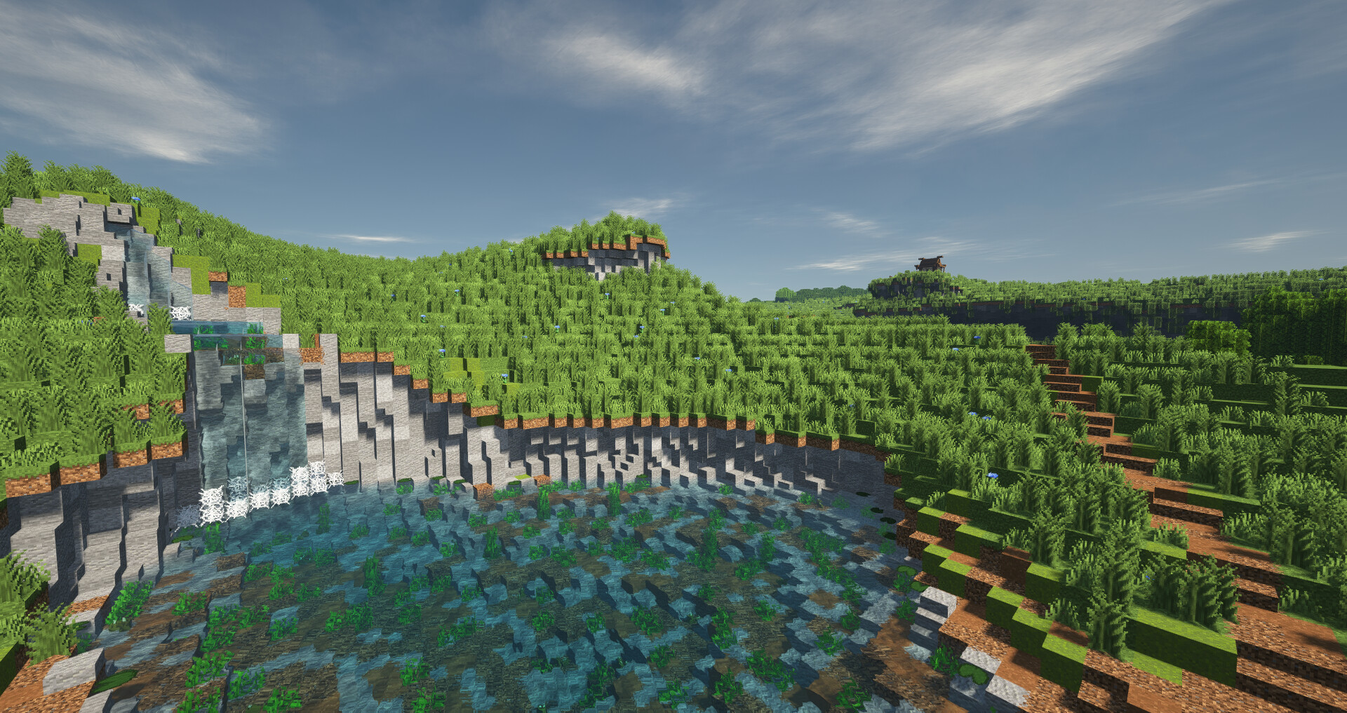 Feudal Japanese Inspired Landscape Minecraft Map