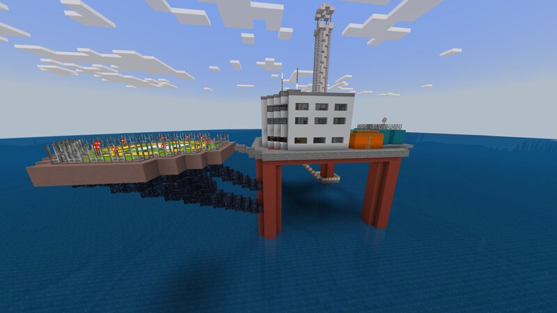 Oil Rig Arena/FFA Minecraft Map