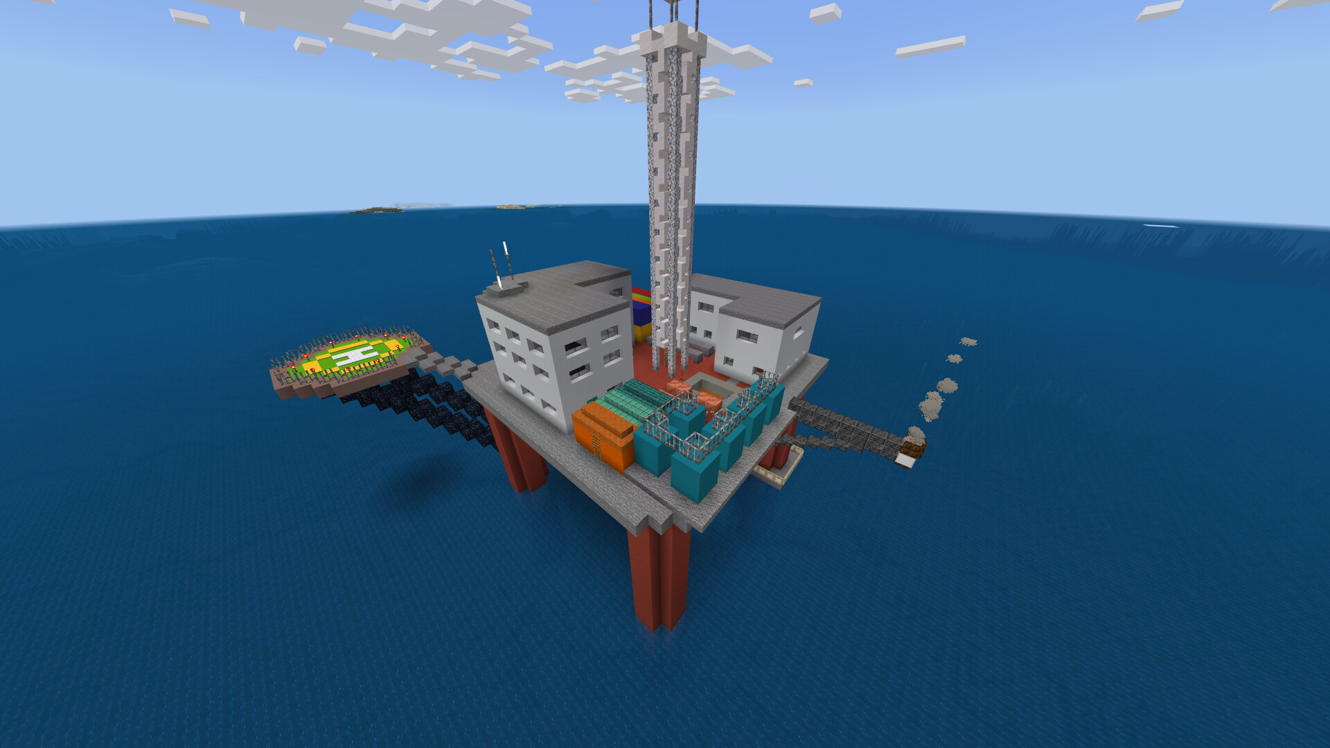 Oil Rig Arena/FFA Minecraft Map