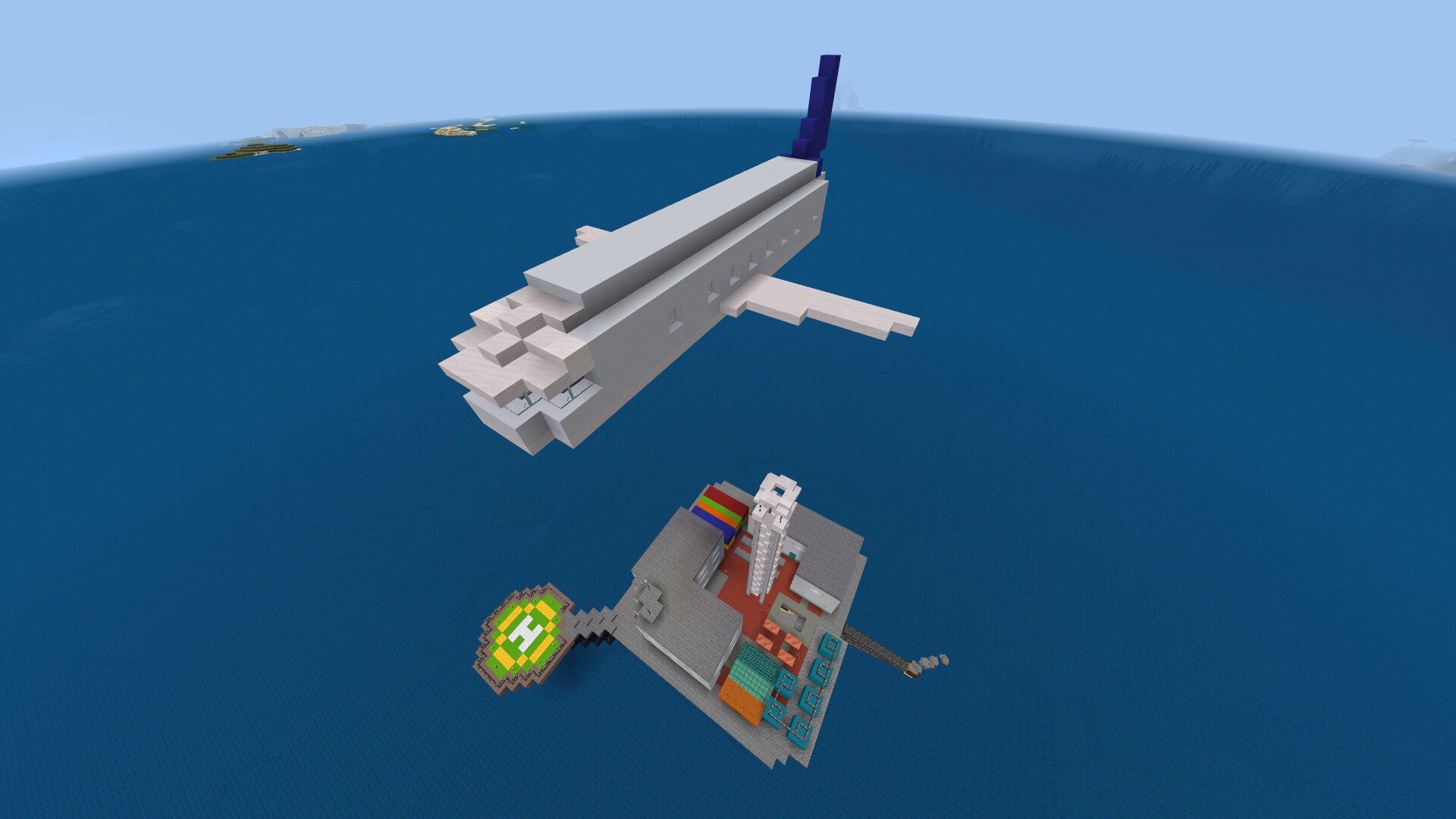 Oil Rig Arena/FFA Minecraft Map