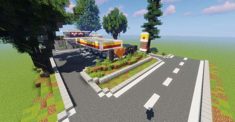 Gas station Minecraft Map