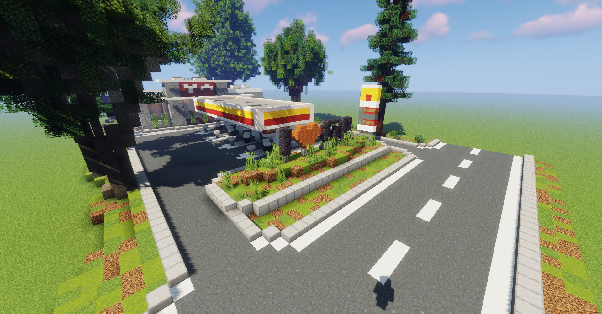 Gas station Minecraft Map