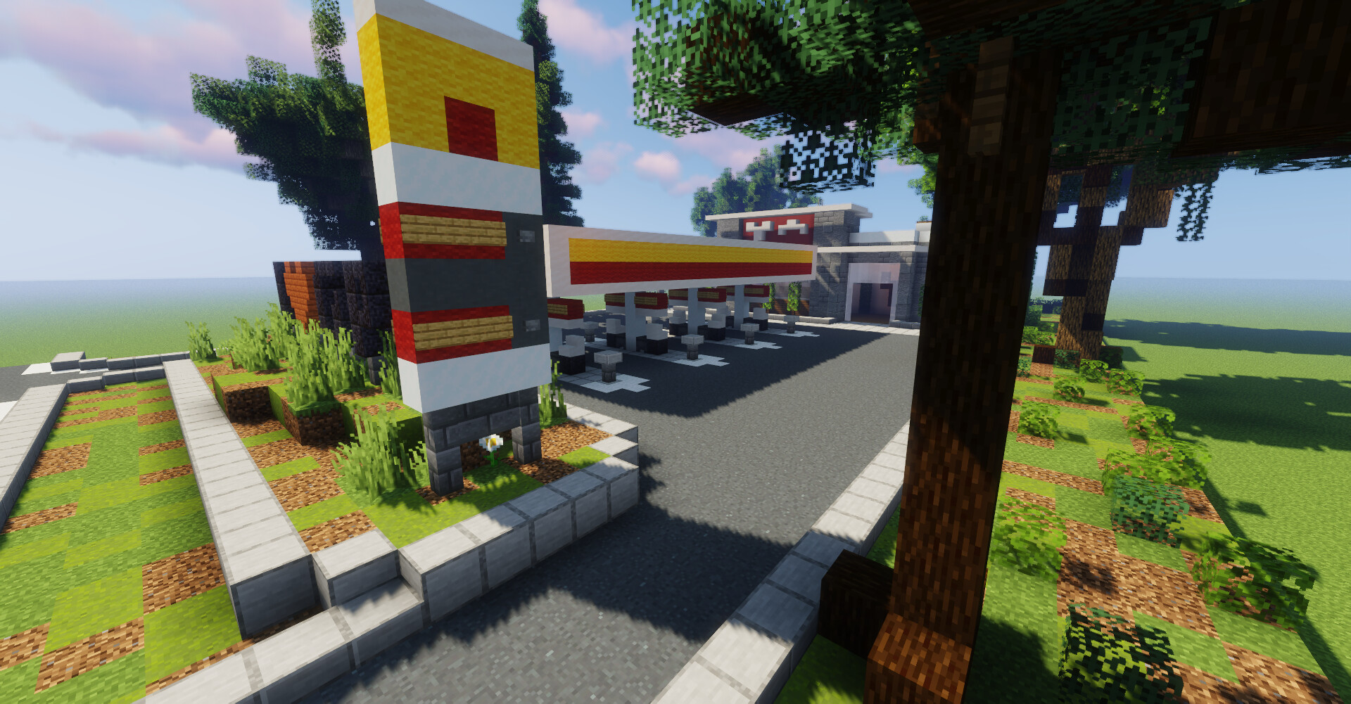 Gas station Minecraft Map
