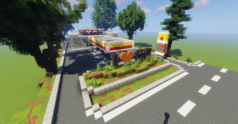 Gas station Minecraft Map