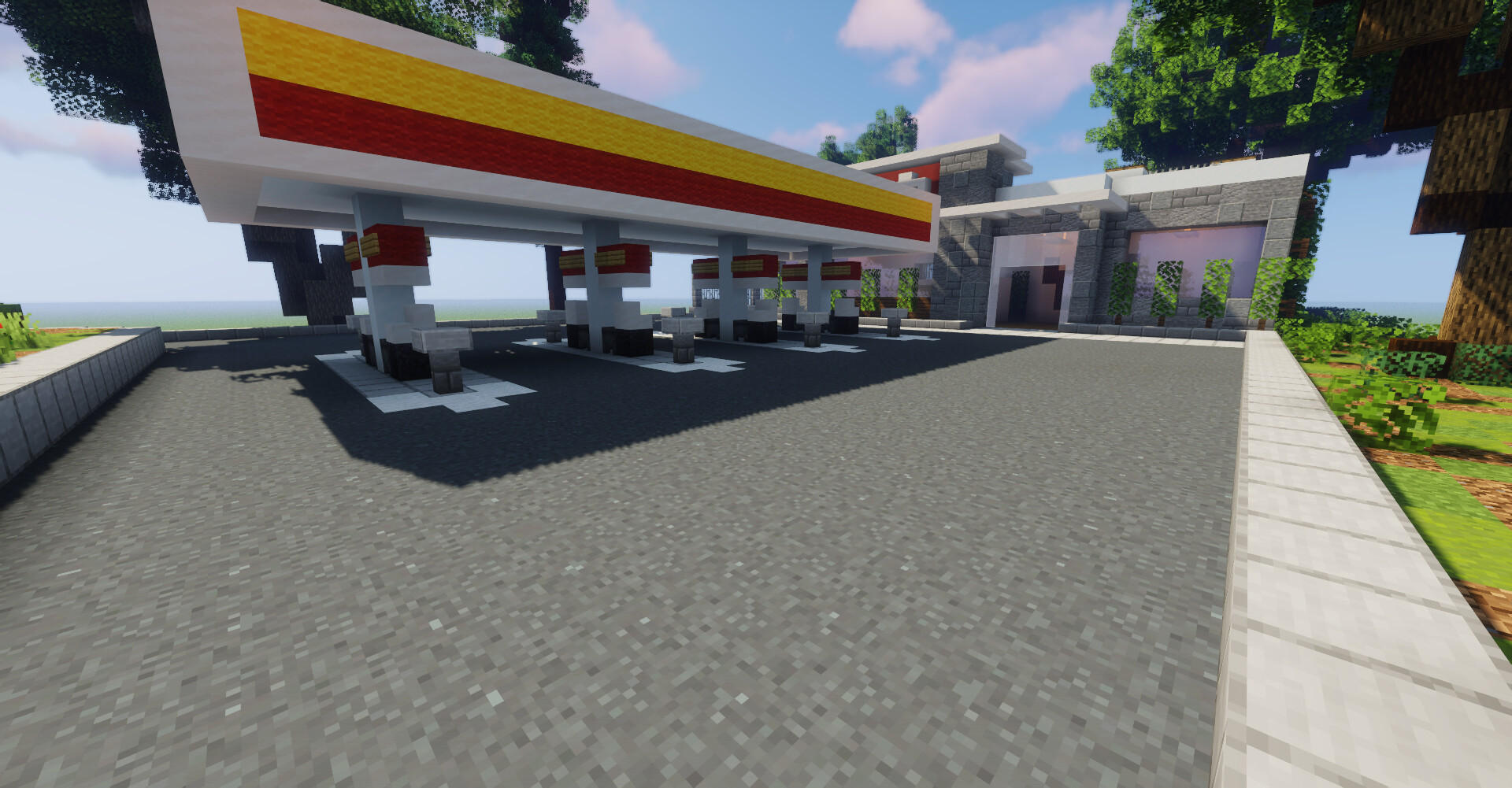 Gas station Minecraft Map