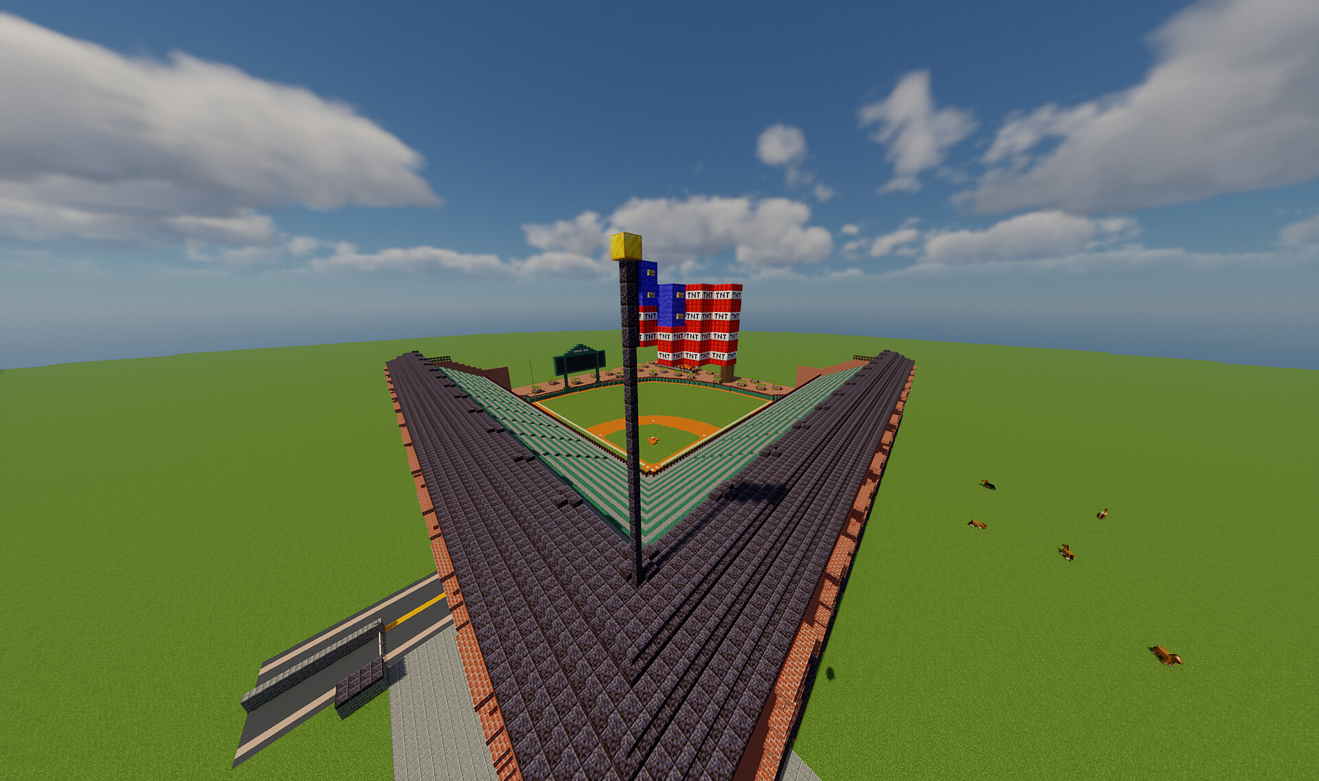 Baseball Feild Minecraft Map