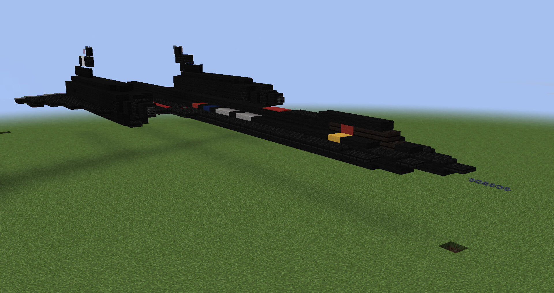 Lockheed SR-71 Blackbird 1.5:1 Minecraft Map