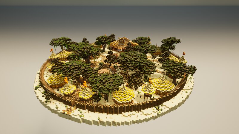 Village Africain Minecraft Map