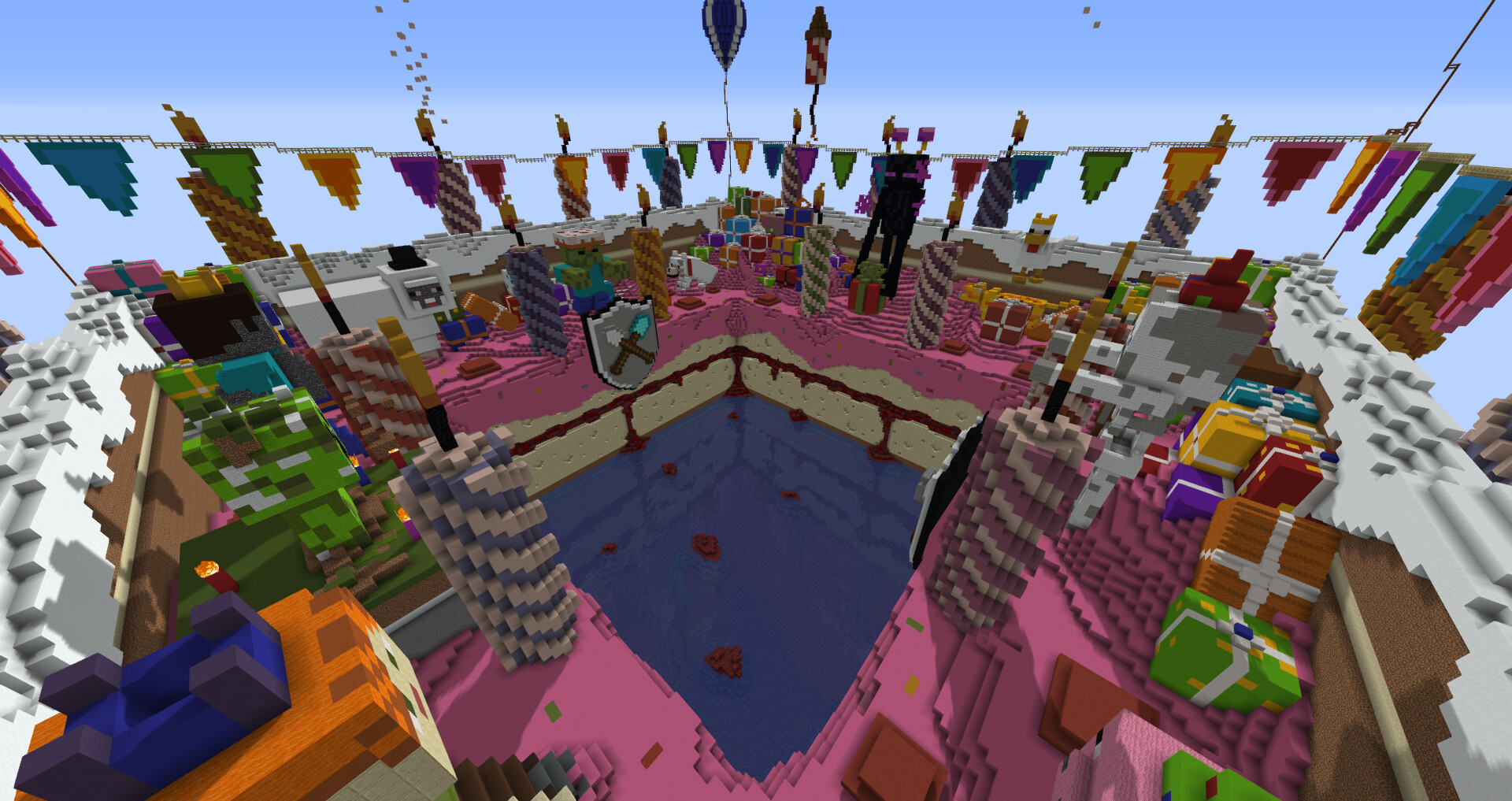 Legacy Tumble Minigame Birthday Arena Minecraft Map