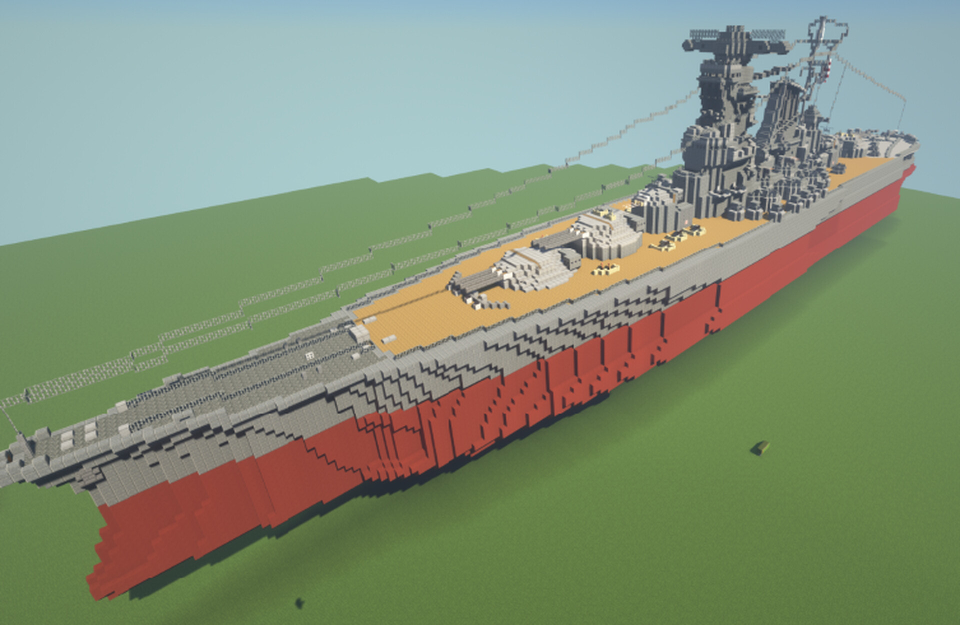 IJN Yamato 1937 Minecraft Map