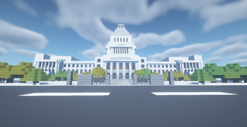 National Diet Building/国会議事堂 Minecraft Map