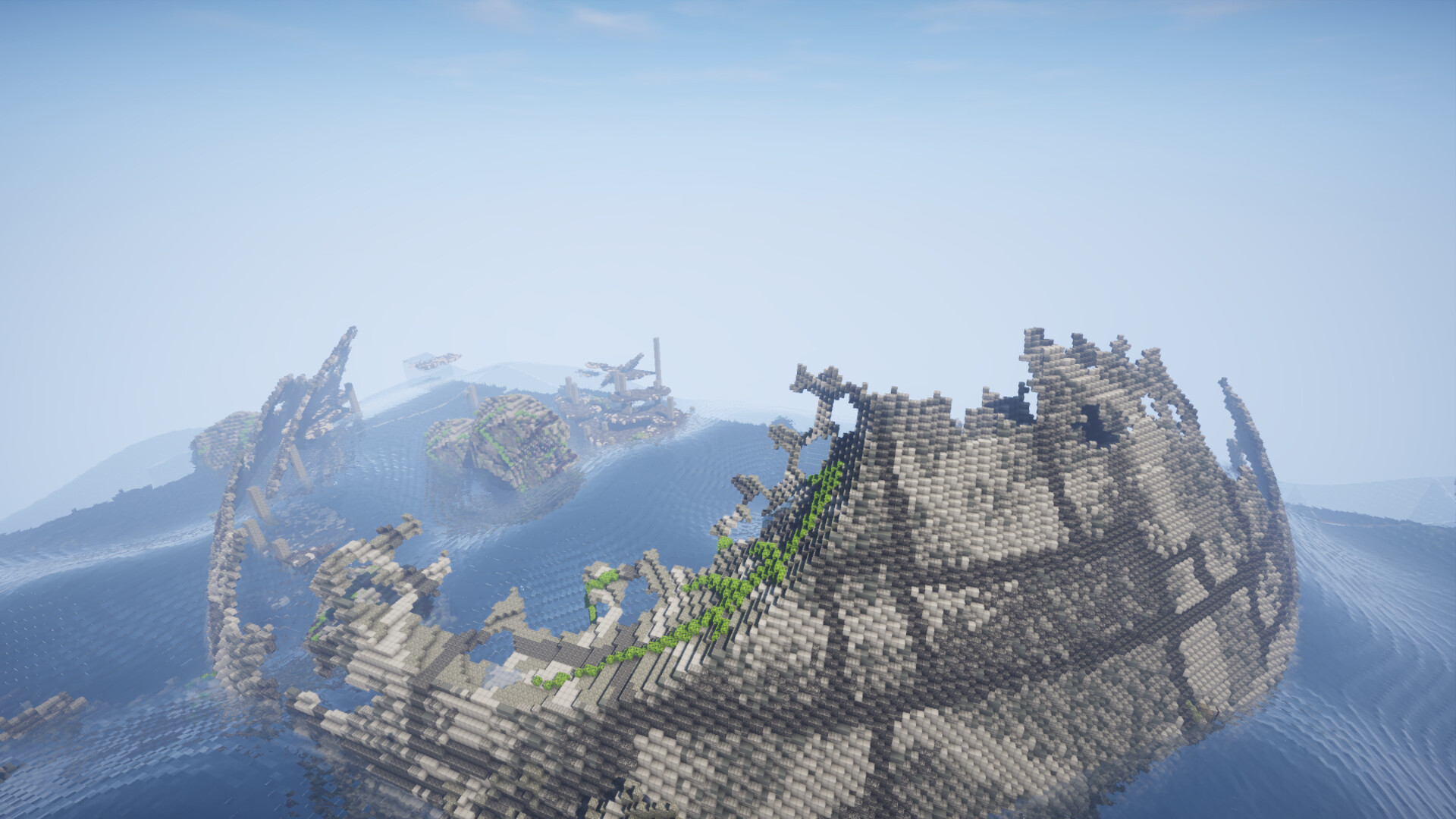Death Star Ruin on Endor Minecraft Map