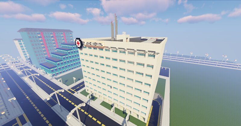 modern hospital Minecraft Map