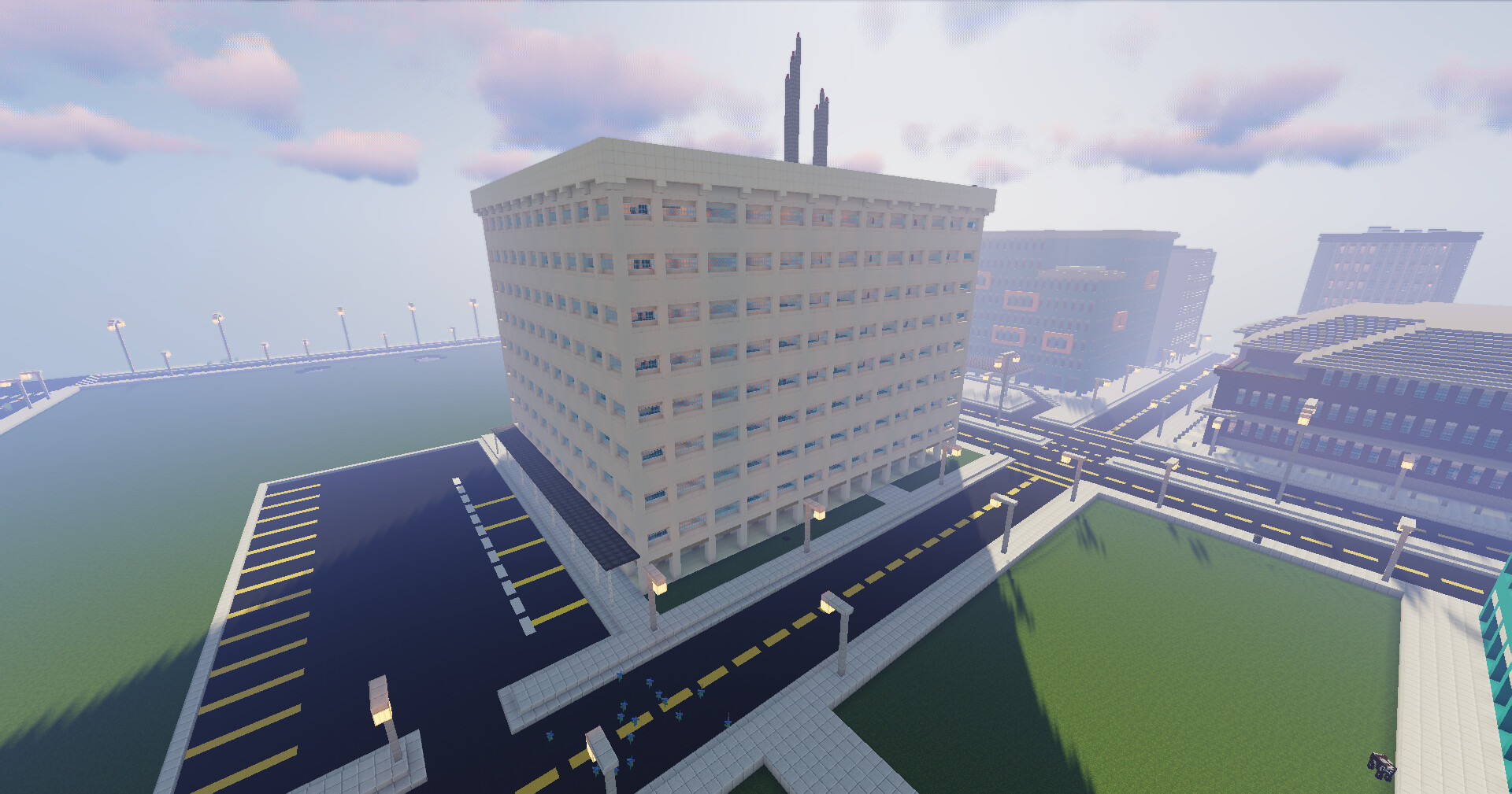 modern hospital Minecraft Map