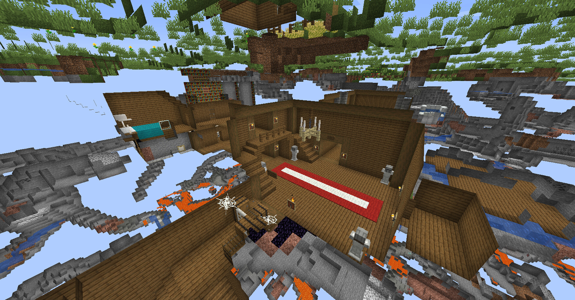 Non-Euclidean Mansion Minecraft Map