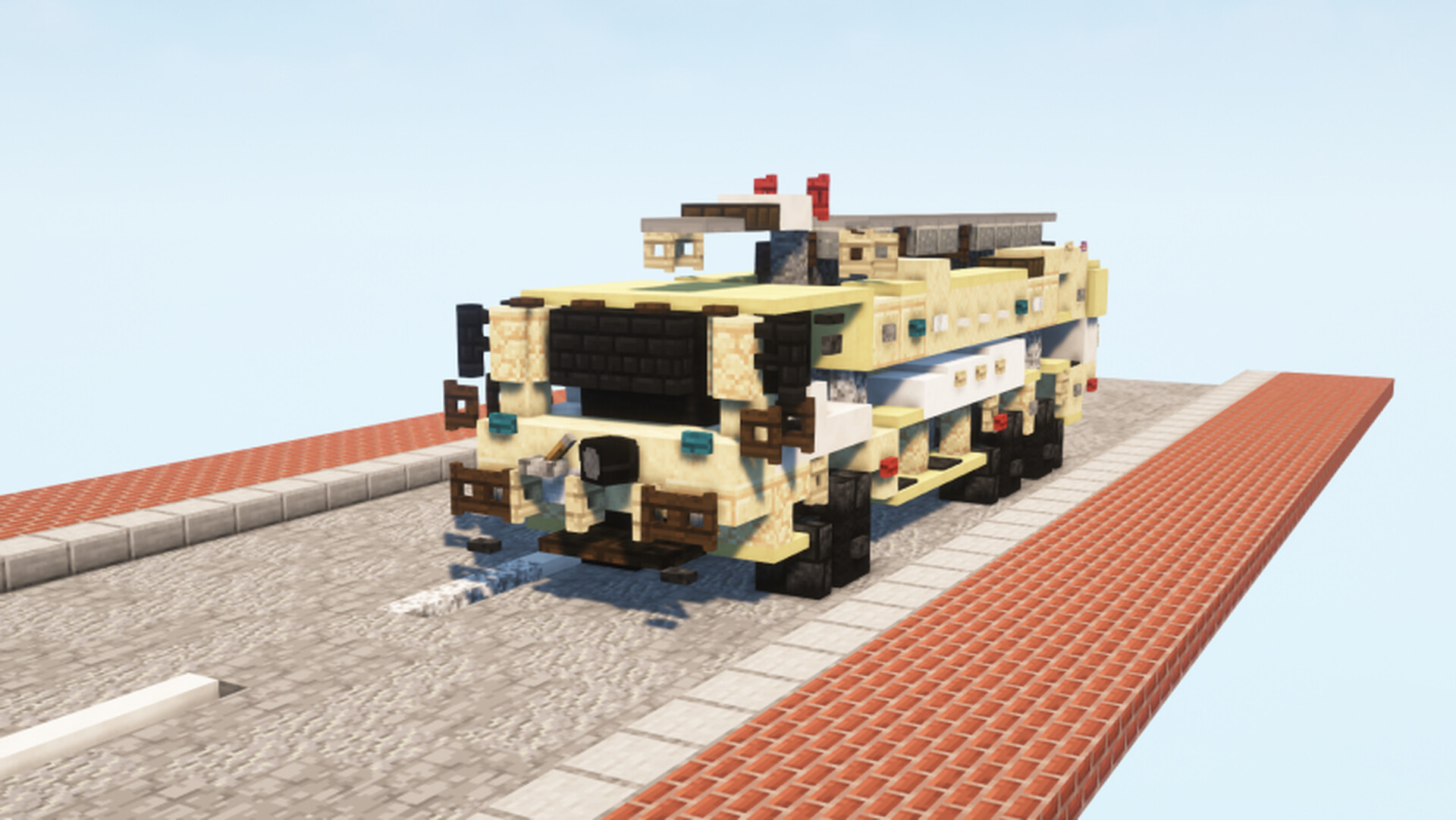 Unipower / Carmichael MFV2 6x6 RAF crash truck Minecraft Map