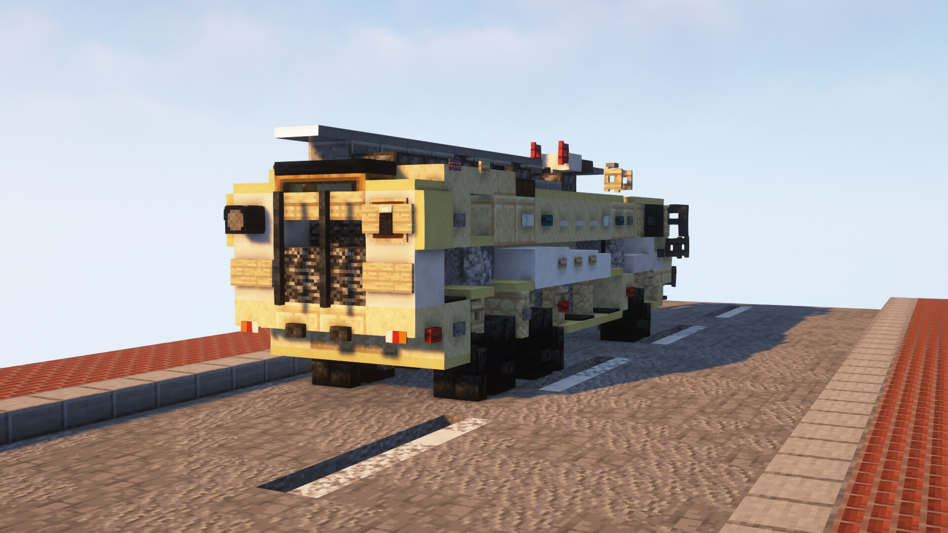 Unipower / Carmichael MFV2 6x6 RAF crash truck Minecraft Map