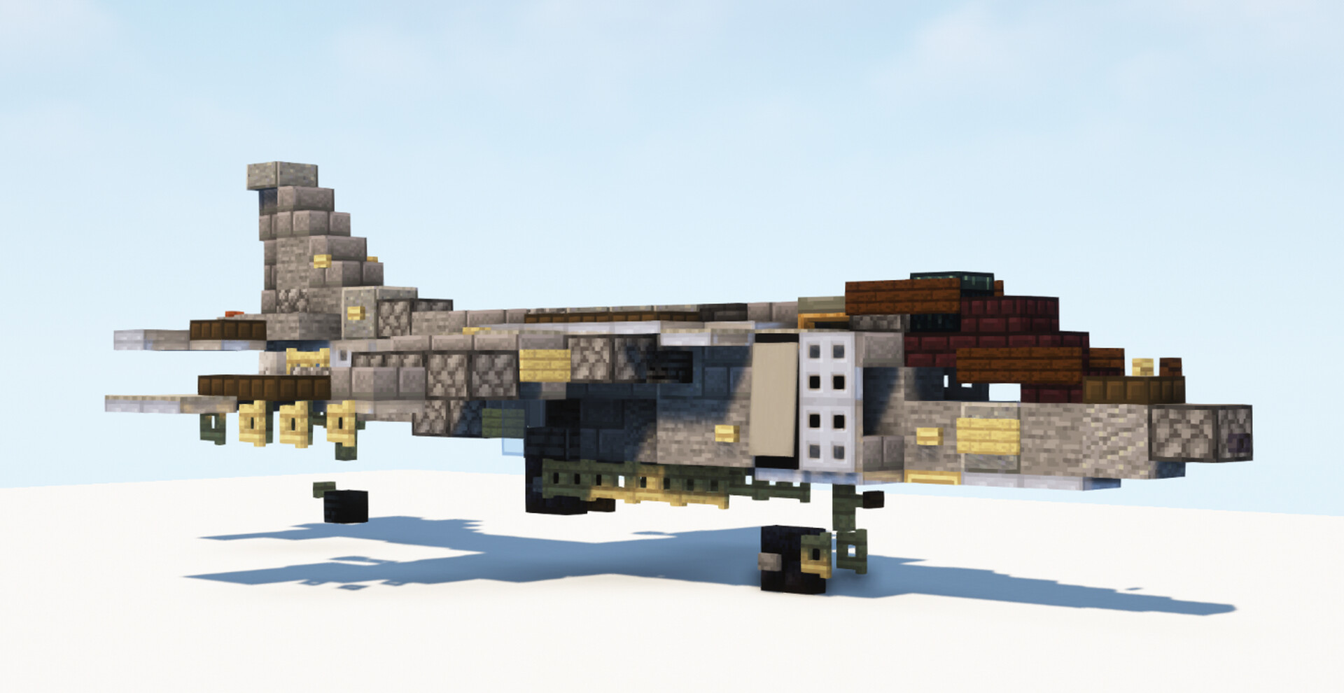 1.5:1 Scale McDonnell Douglas AV-8B Harrier II V/STOL Minecraft Map