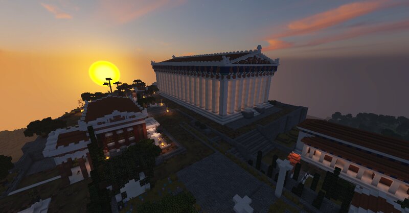 Antique Athens (Graciopolis) [the majority interiors is done] Minecraft Map