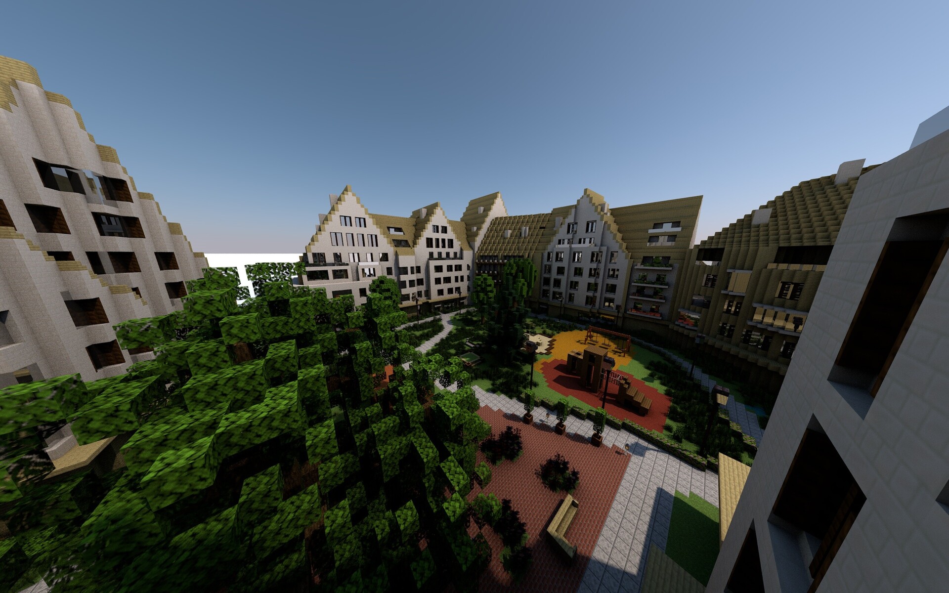Residential complex project render Minecraft Map