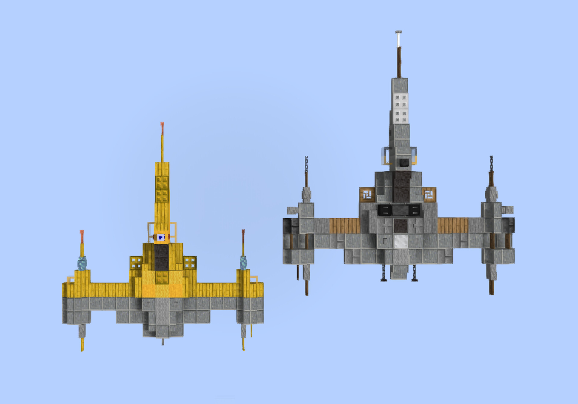 Naboo N-1 Starfighter Minecraft Map