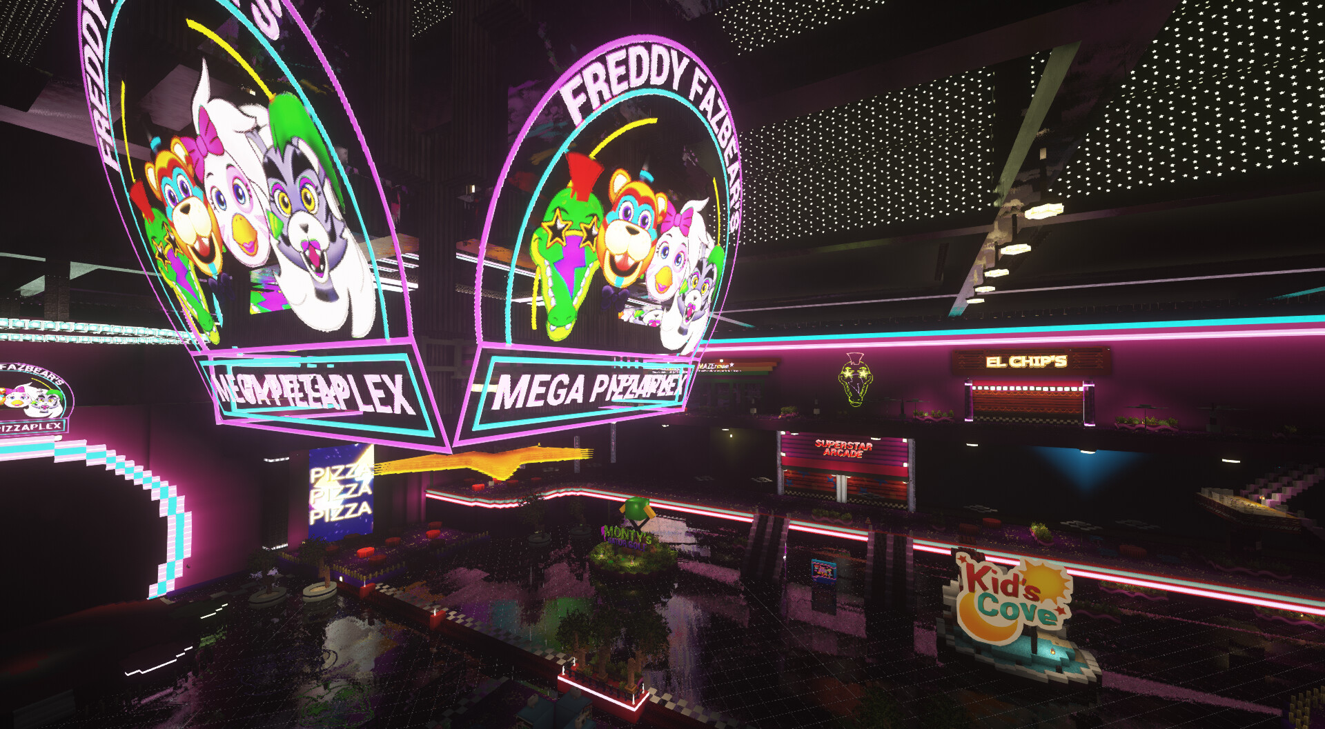 FNAF Security Breach Minecraft Map | Freddy Fazbear Pizzaplex Minecraft Map