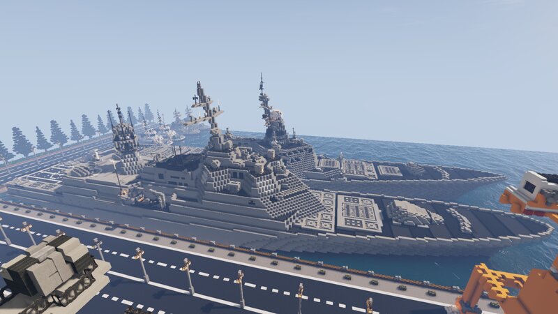US Navy future new design Cruisers and Destroyers Minecraft Map