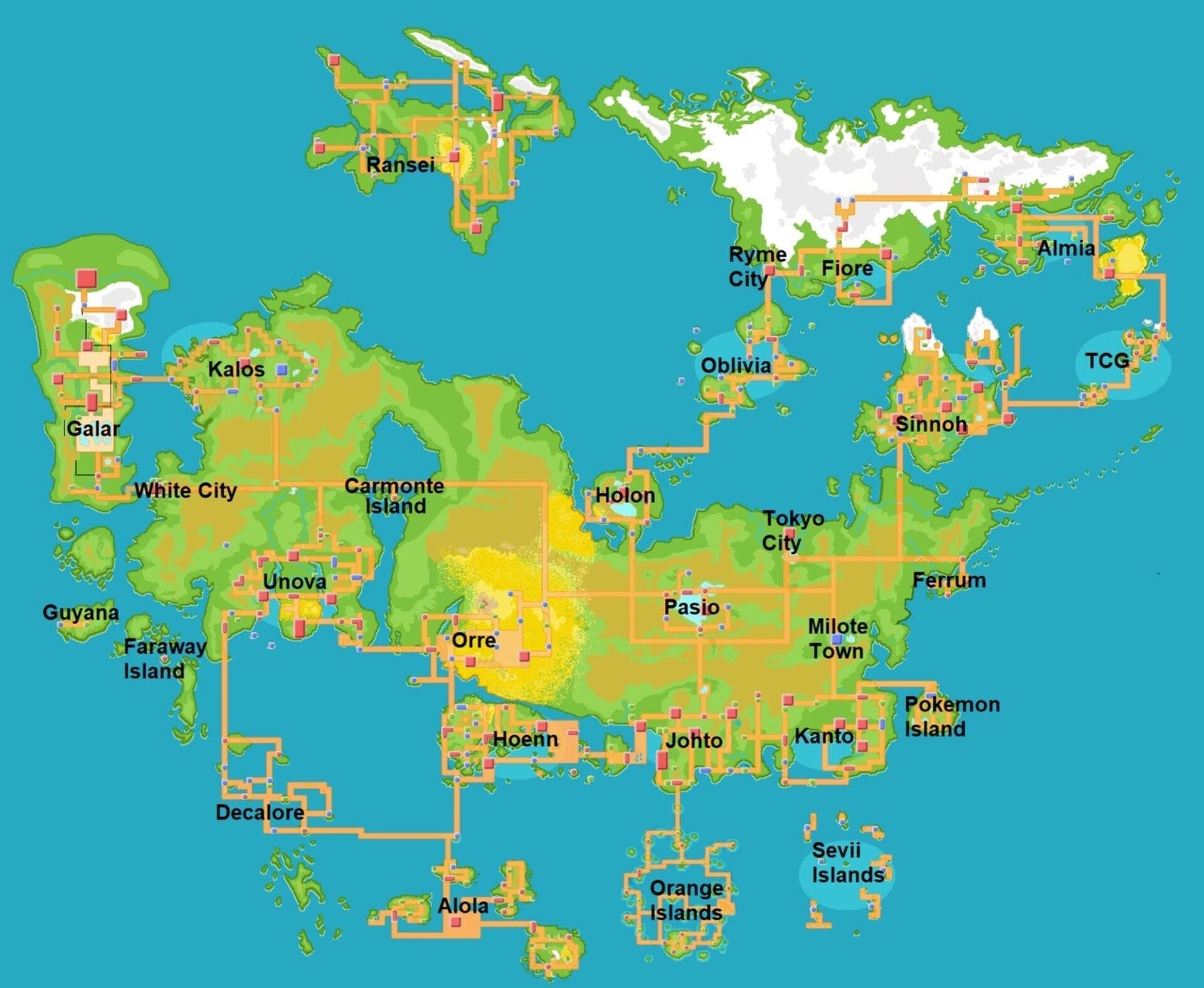 Pokémon World Minecraft Map