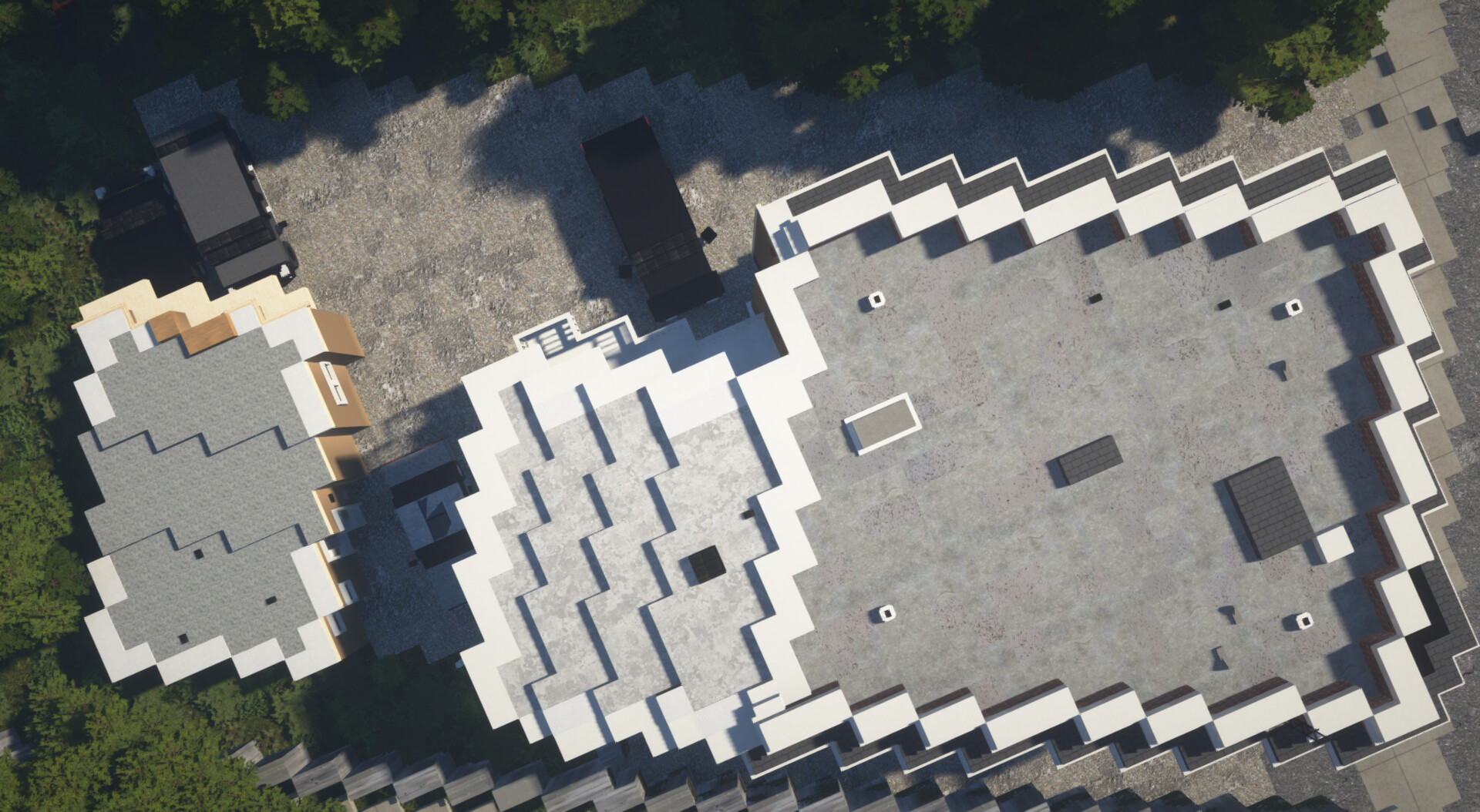 Small, Multi-Family Townhomes Minecraft Map