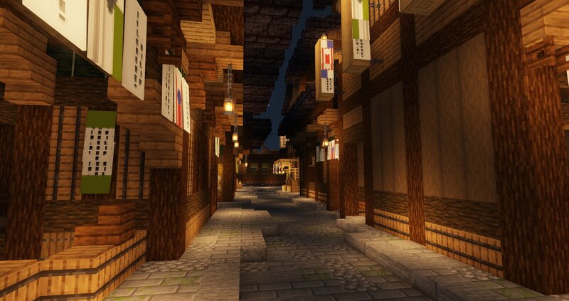日式風格. 復古. 93*93 / Japanese style. retro. 93*93 Minecraft Map
