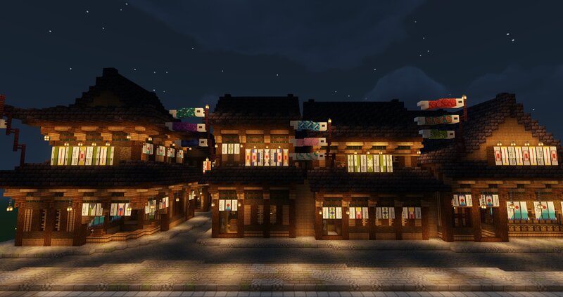 日式風格. 復古. 93*93 / Japanese style. retro. 93*93 Minecraft Map