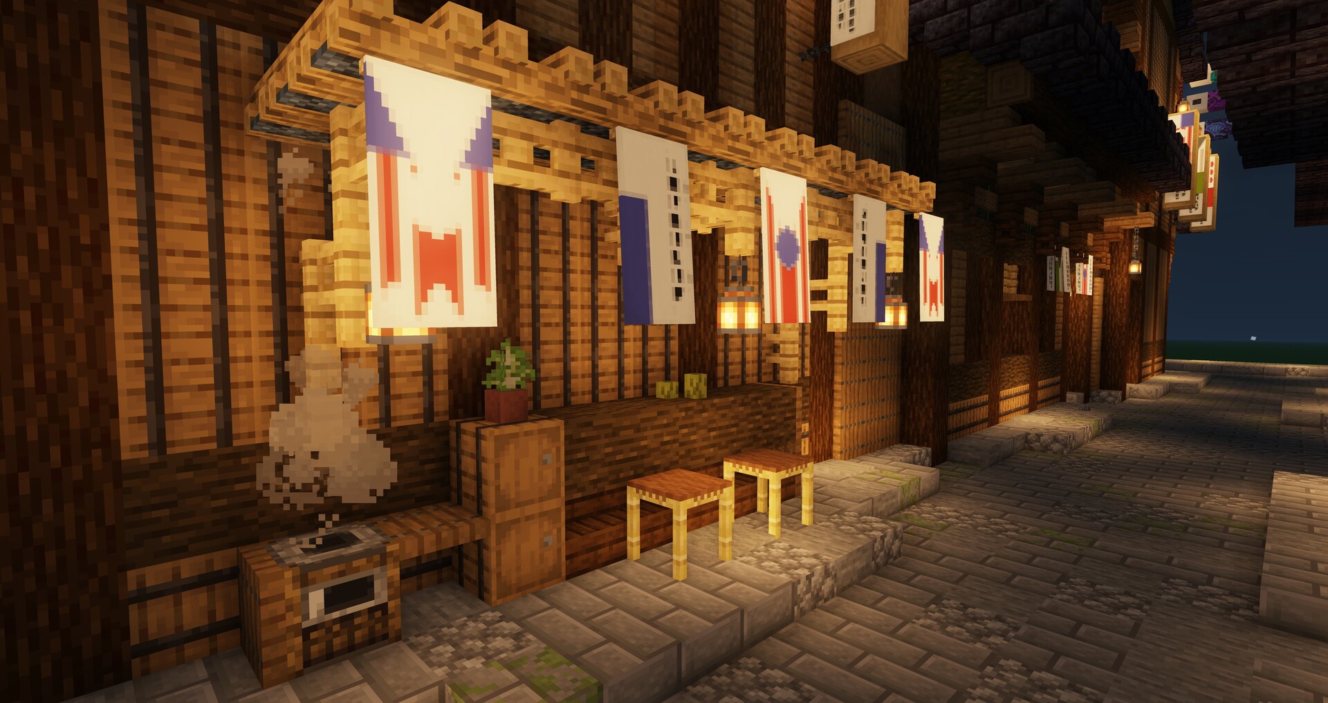 日式風格. 復古. 93*93 / Japanese style. retro. 93*93 Minecraft Map