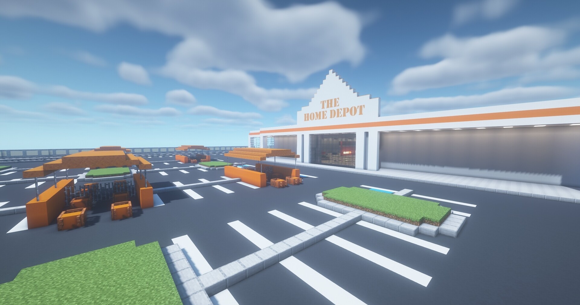 Semi Realistic Home Depot (With Interior) Minecraft Map