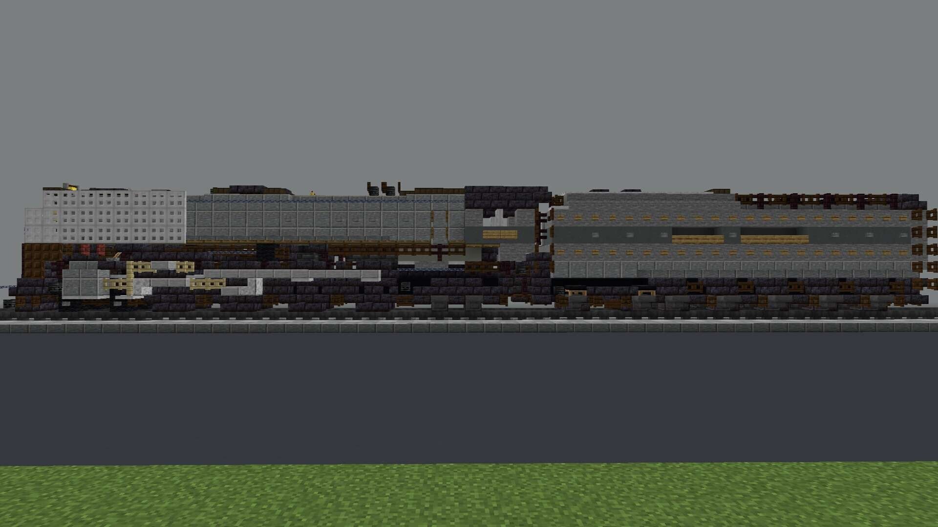 Minecraft Union Pacific FEF-3 844 Steam Locomotive with Greyhound ...