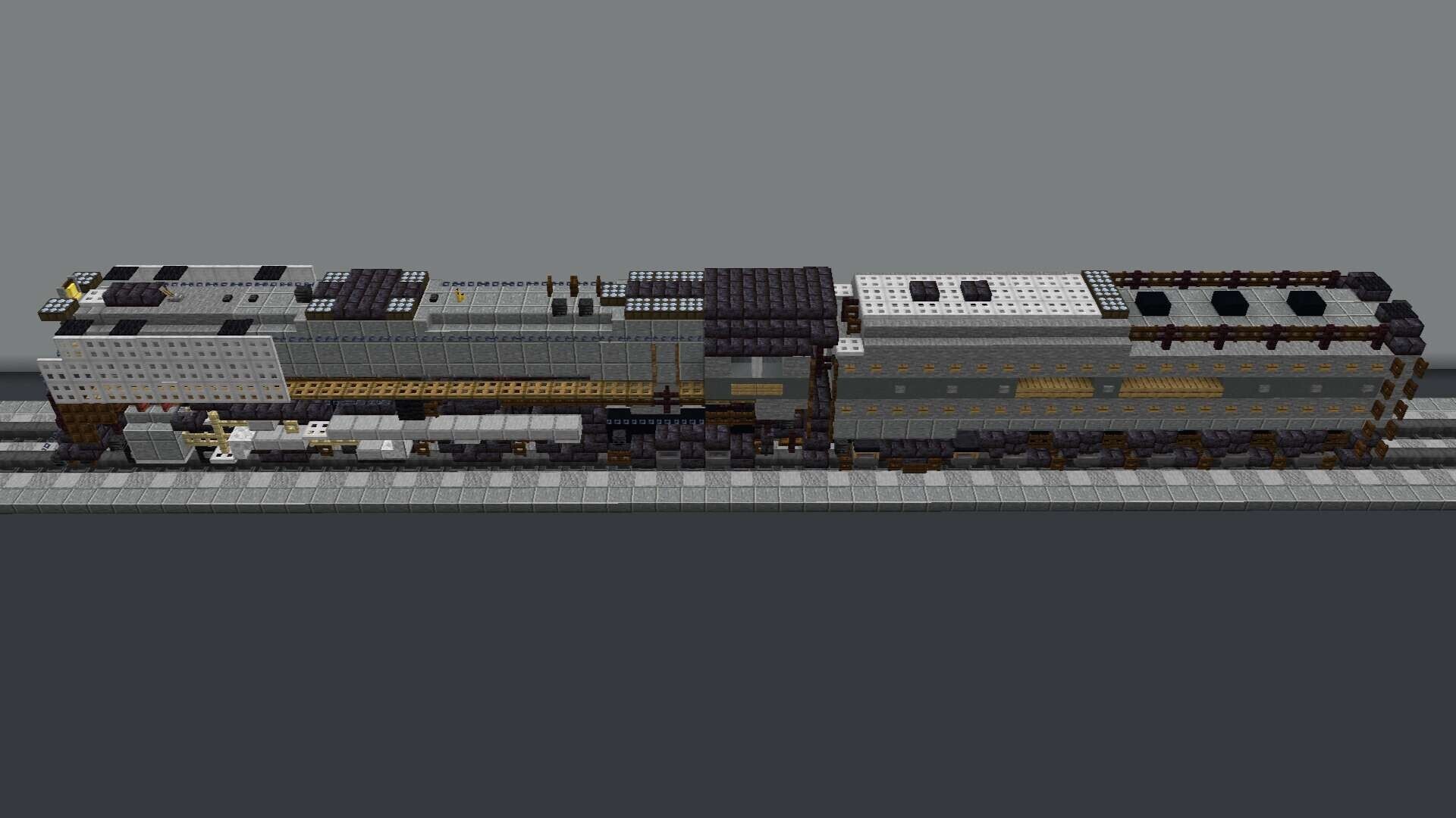 Minecraft Union Pacific FEF-3 844 Steam Locomotive with Greyhound ...