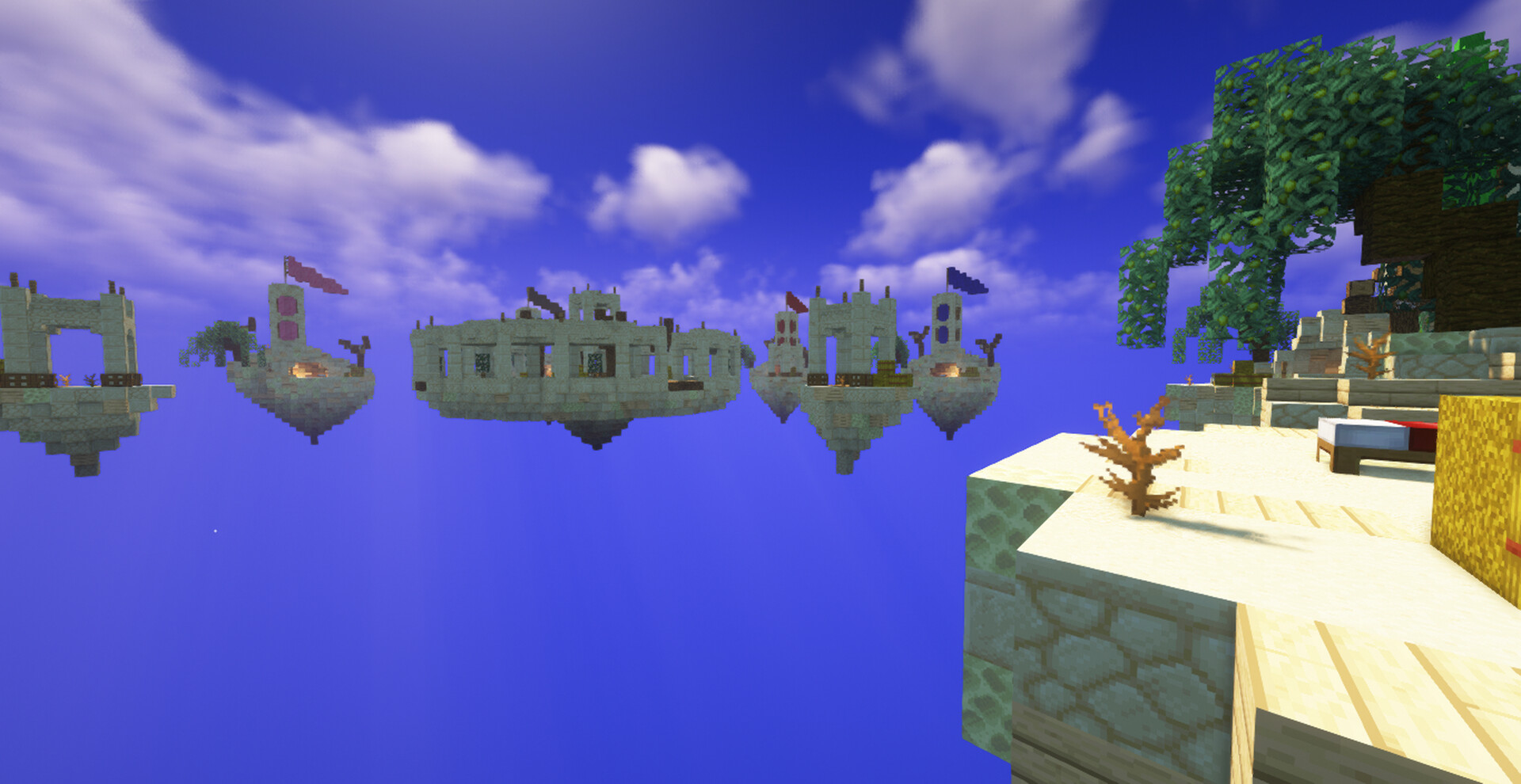 BedWars Map (Desert) [🌙 1.8 - 1.19] - FREE DOWNLOAD Minecraft Map