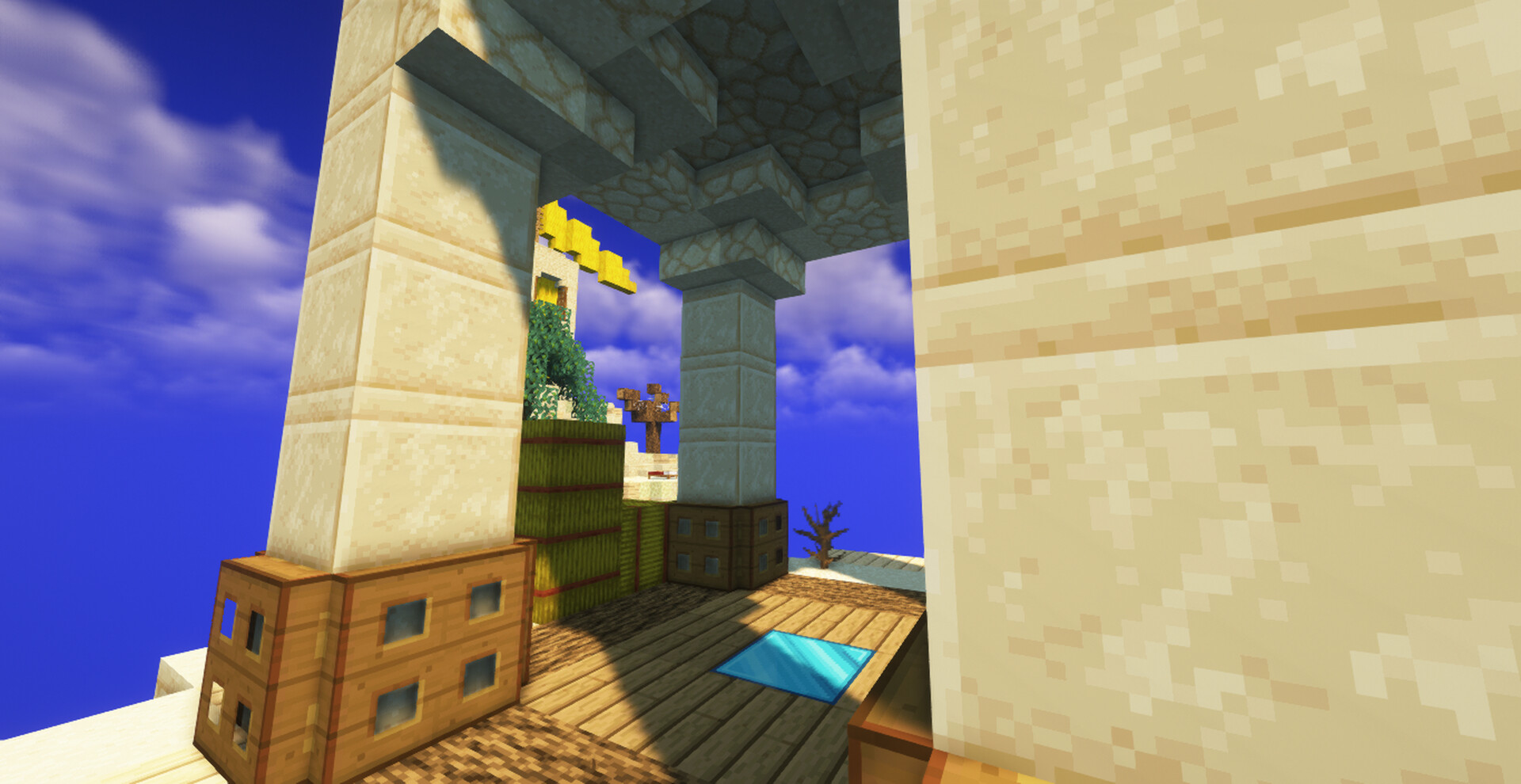 BedWars Map (Desert) [🌙 1.8 - 1.19] - FREE DOWNLOAD Minecraft Map