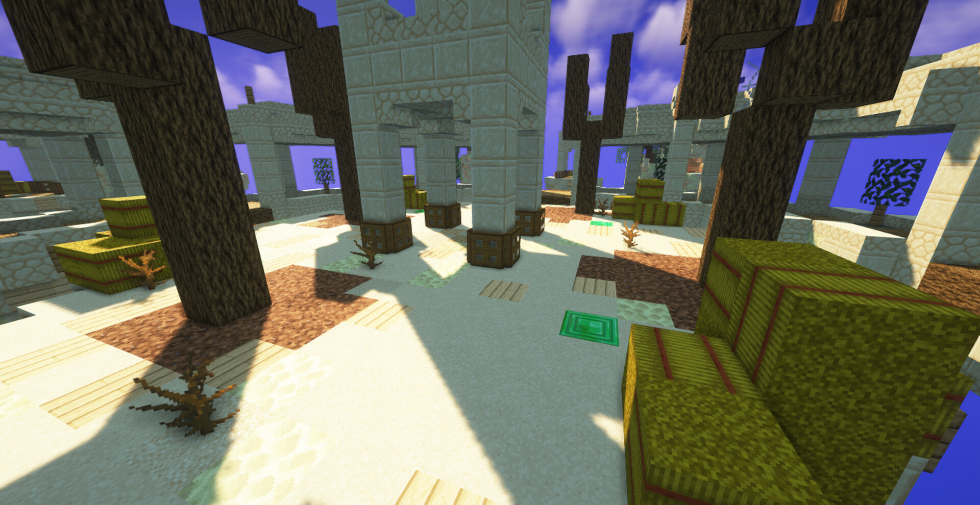 BedWars Map (Desert) [🌙 1.8 - 1.19] - FREE DOWNLOAD Minecraft Map