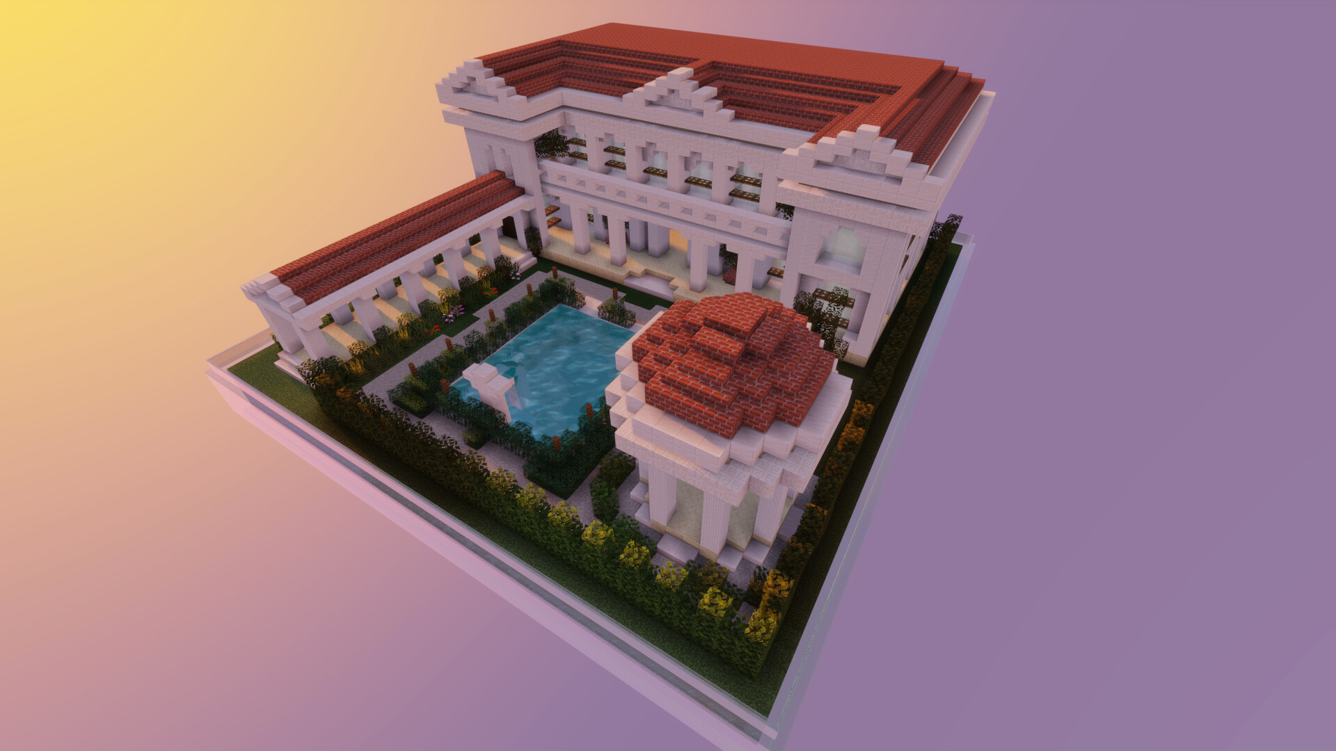 Minecraft Asset - Roman Villa (by Shax) Minecraft Map
