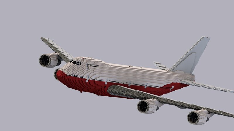 boeing 747-200 Minecraft Map
