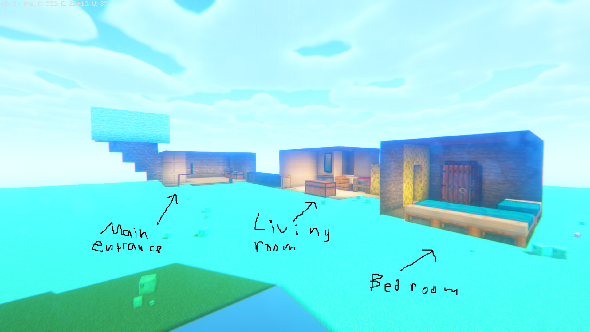 A Normal Basement Minecraft Map