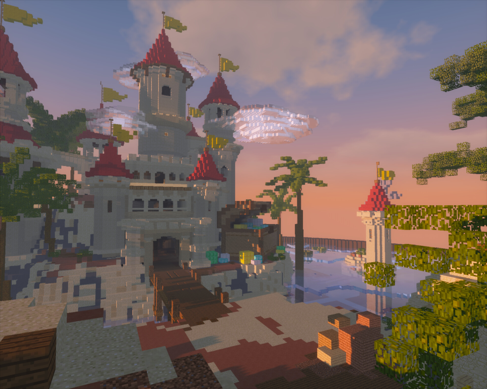 🌴 Summer Castle HUB |300x300|🌴 Minecraft Map