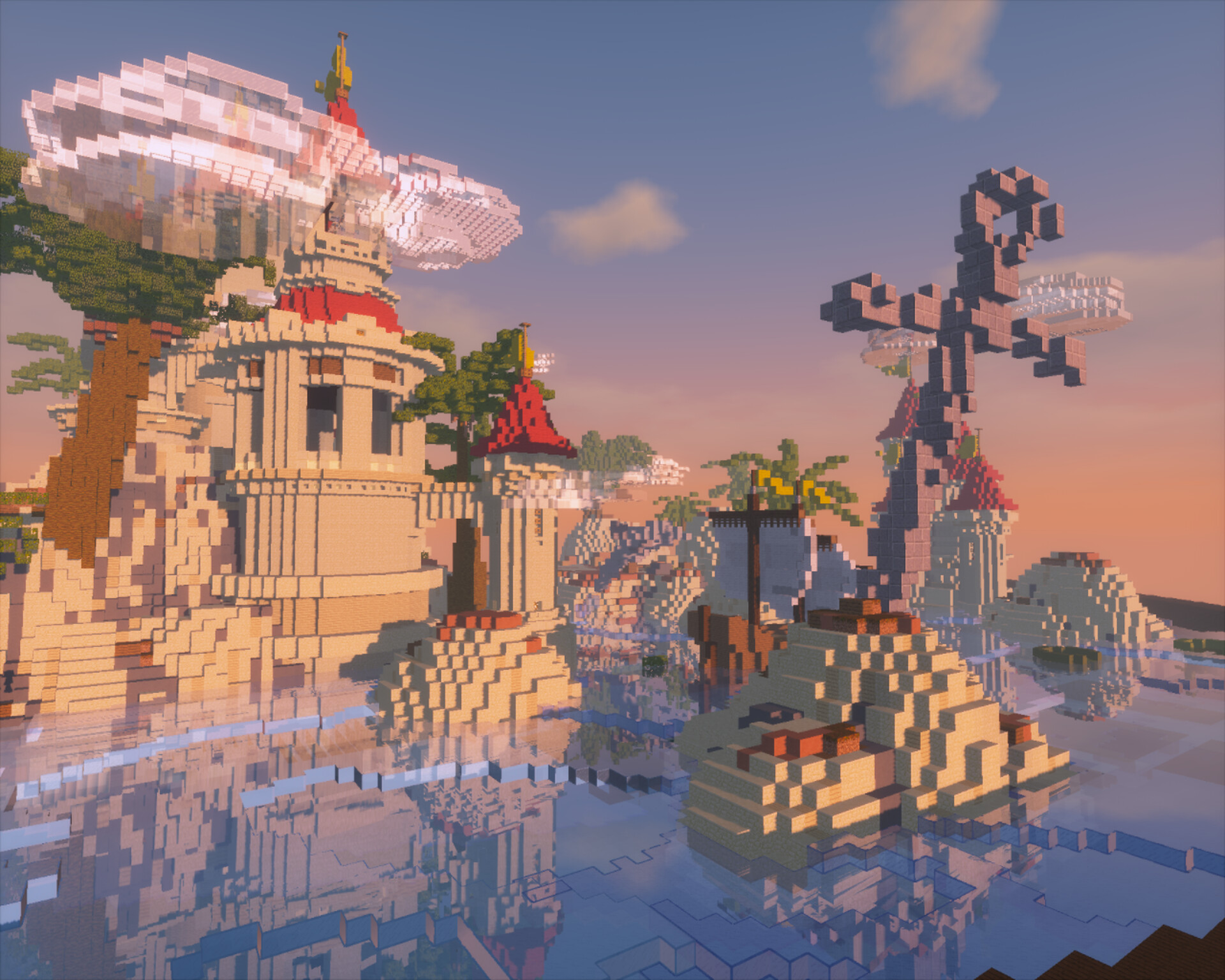 🌴 Summer Castle HUB |300x300|🌴 Minecraft Map