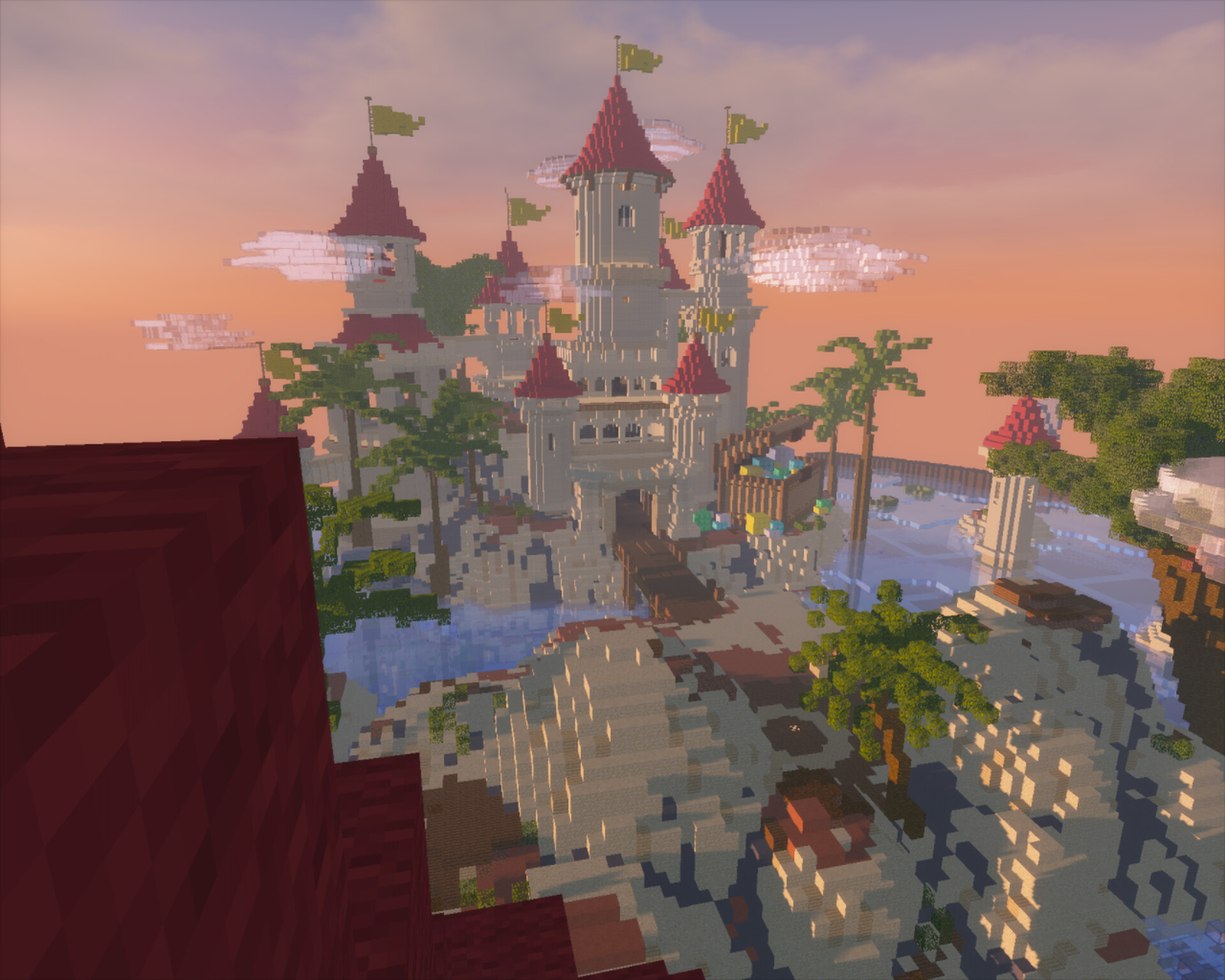 🌴 Summer Castle HUB |300x300|🌴 Minecraft Map