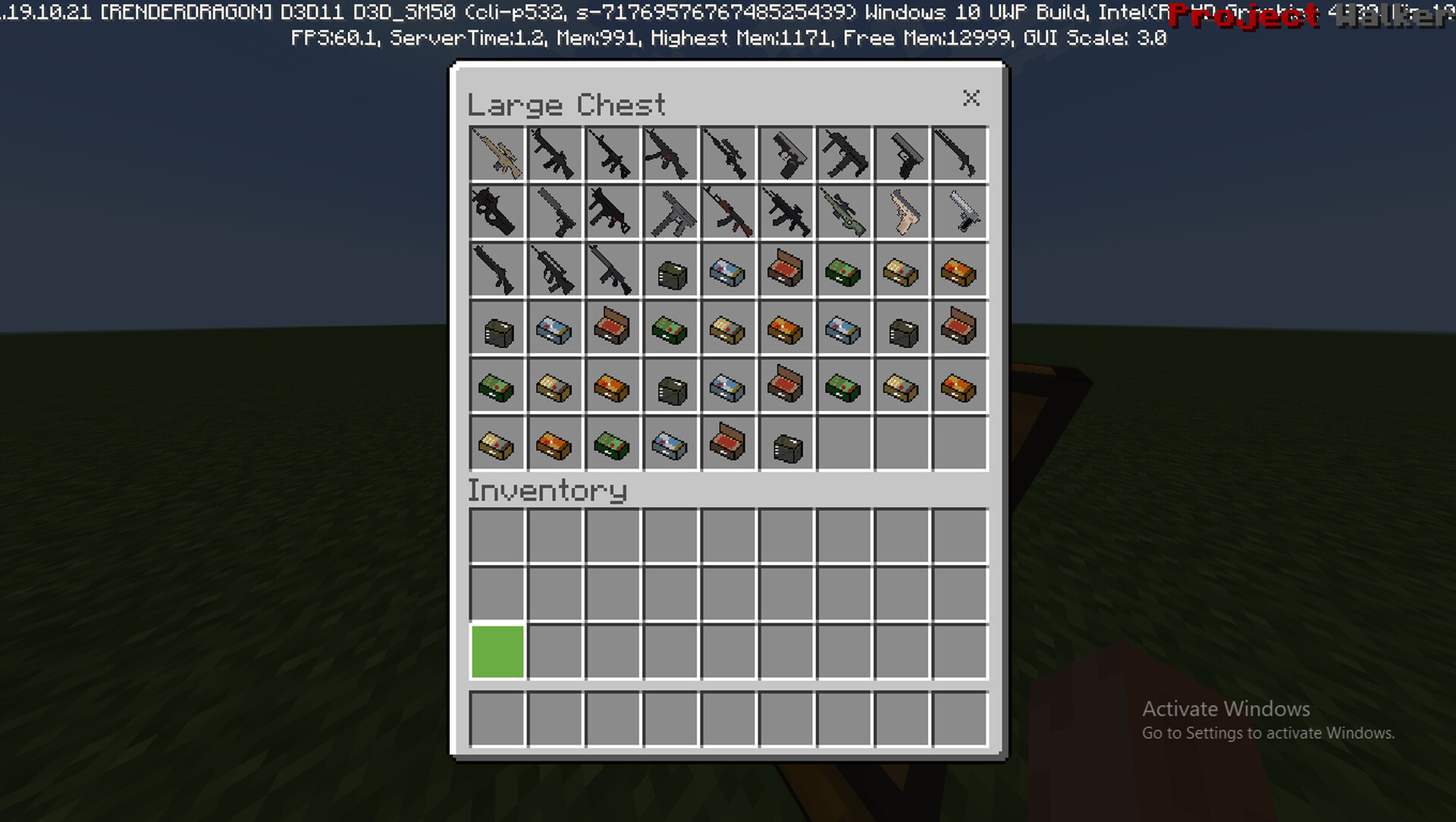 Weapons Map Minecraft Map