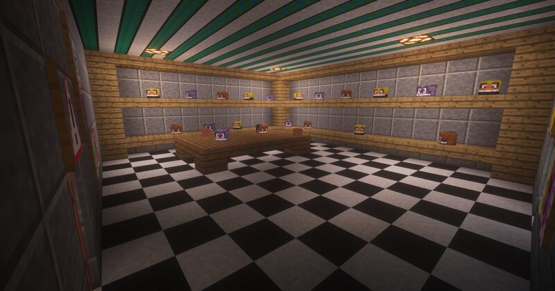 Samgladiator FNaF 1 (Roleplay Map Remake) Minecraft Map