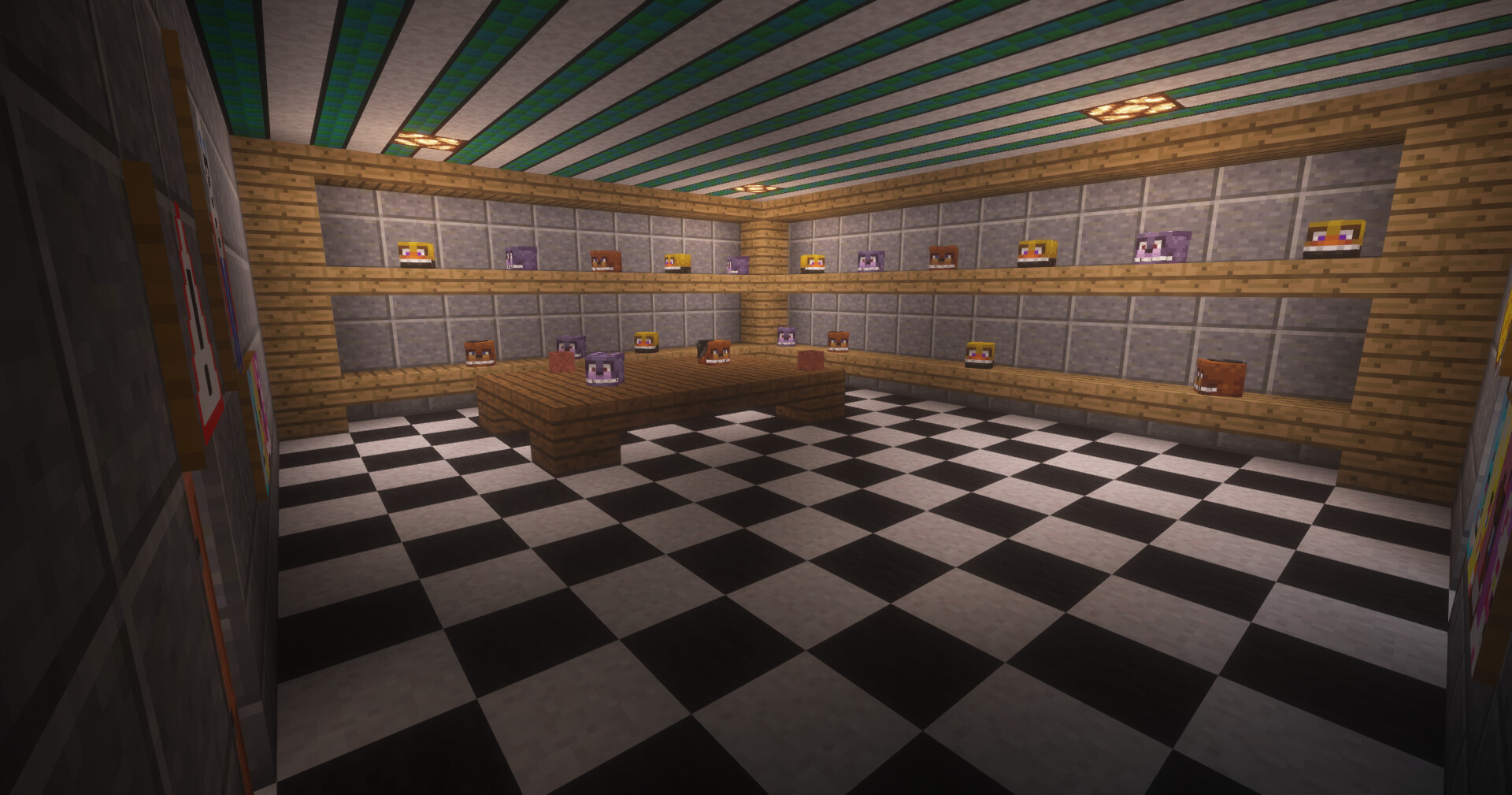 Samgladiator FNaF 1 (Roleplay Map Remake) Minecraft Map