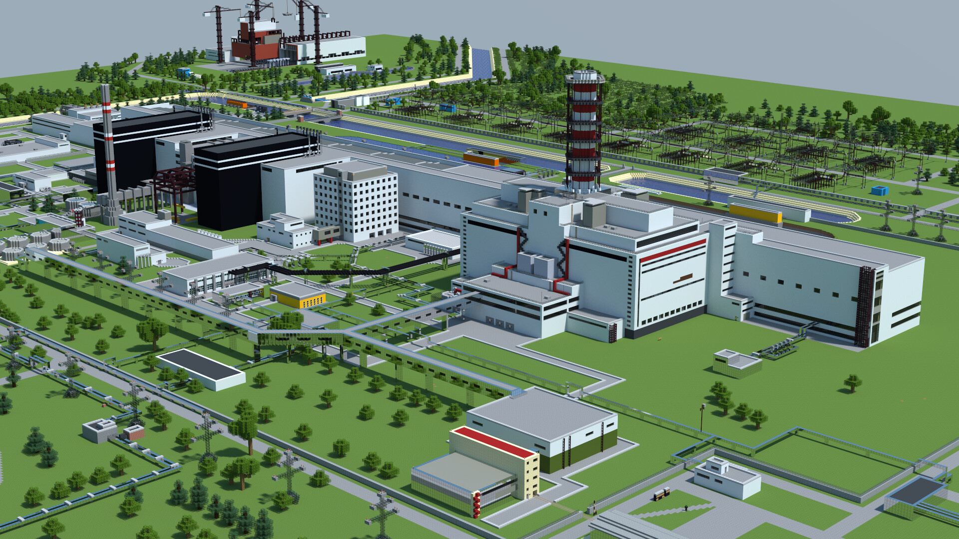 Chernobyl Nuclear Power Station 1985 [I STAND WITH UKRAINE] Minecraft Map