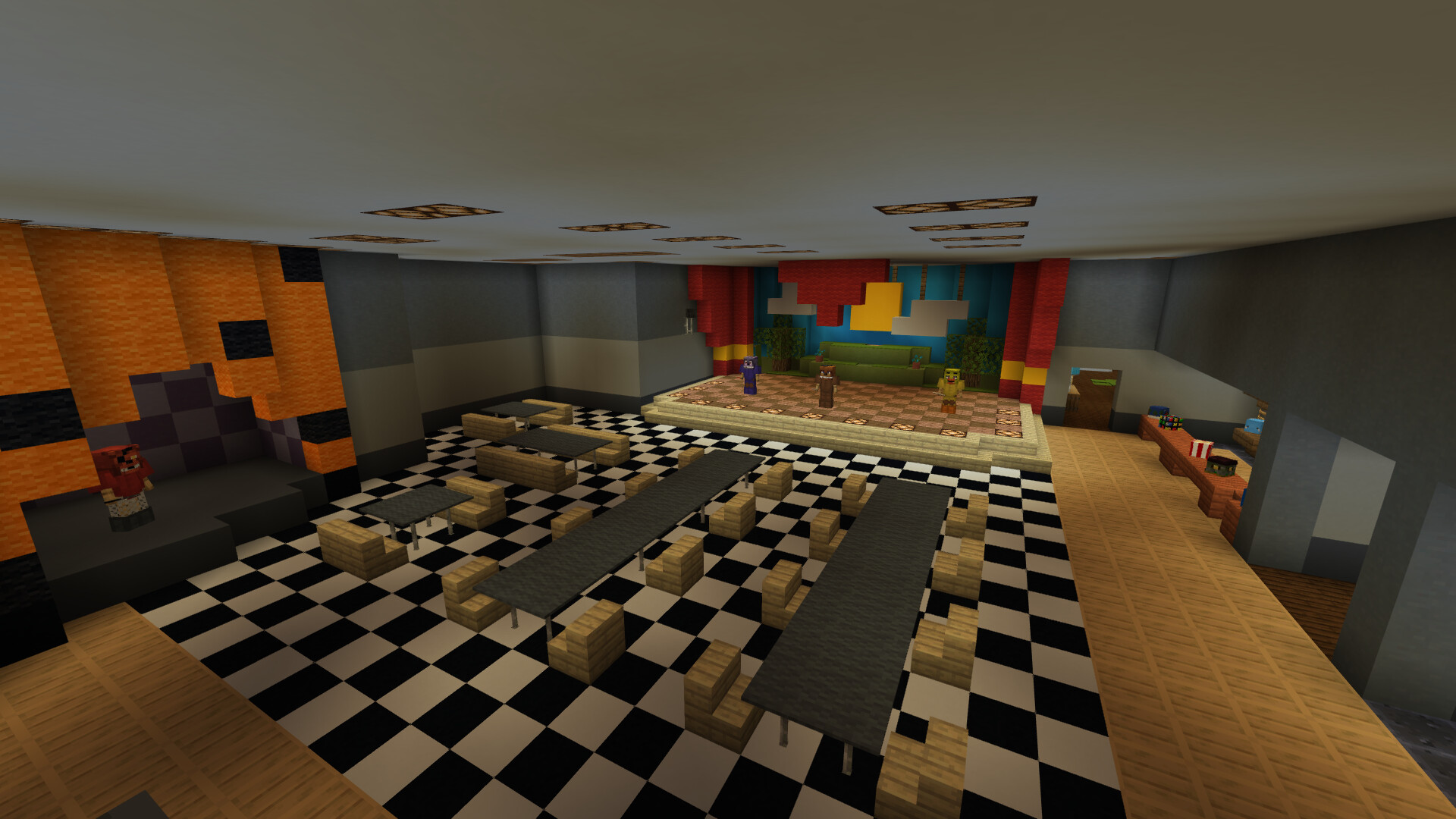 Gizzy Gazza's Willy's Wonderland + Fnaf Rolplay Map Minecraft Map